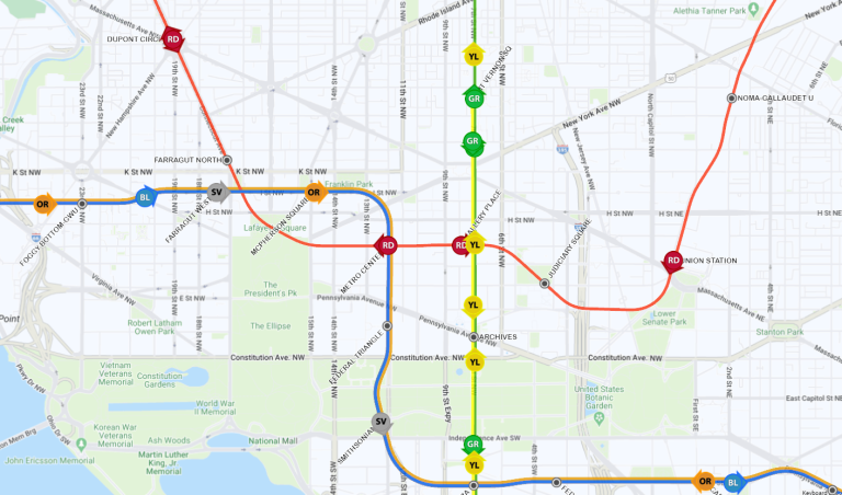 WMATA Map: DC Metro Map for 2025 - Not Bored in DC